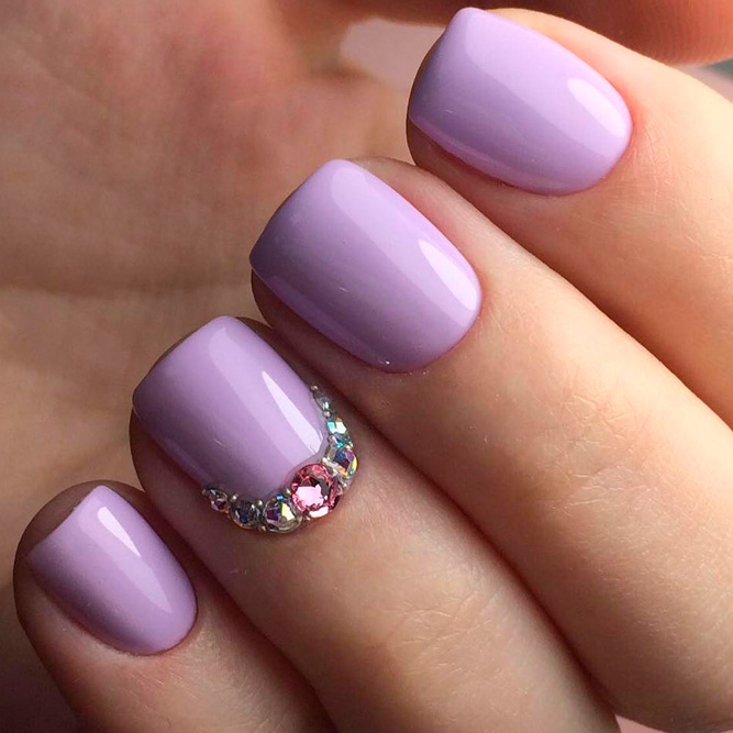 55 Fabulous Summer Nail Colors NailDesignsJournal Lavender