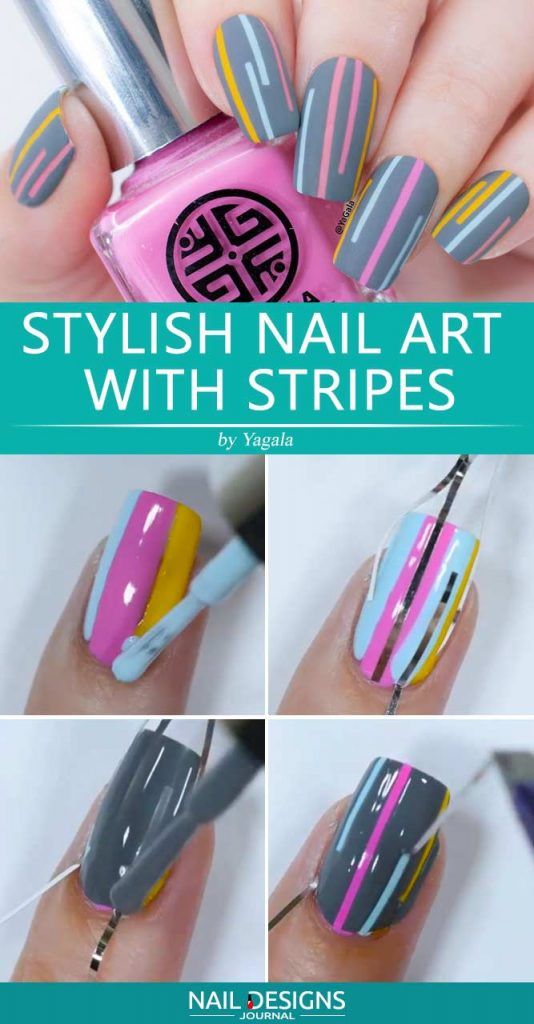18 Different Nail Designs Tutorials - Nail Designs Journal