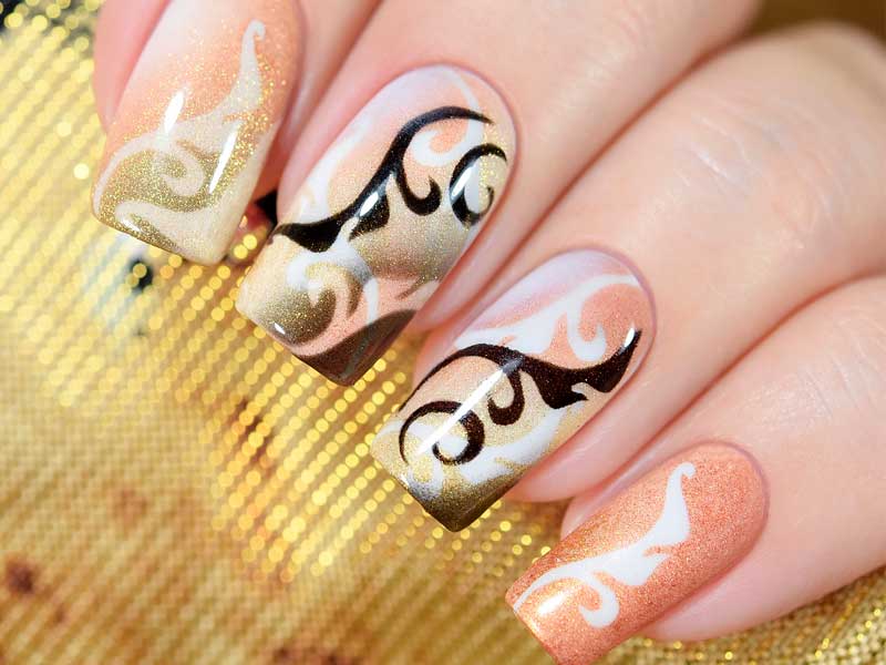 Aeropuffing Nail Art To Try On Your Own | NailDesignsJournal.com