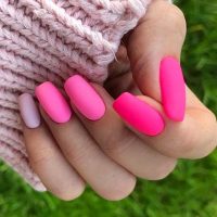 25+ Outstanding Matte Pink Nails Designs | NailDesignsJournal