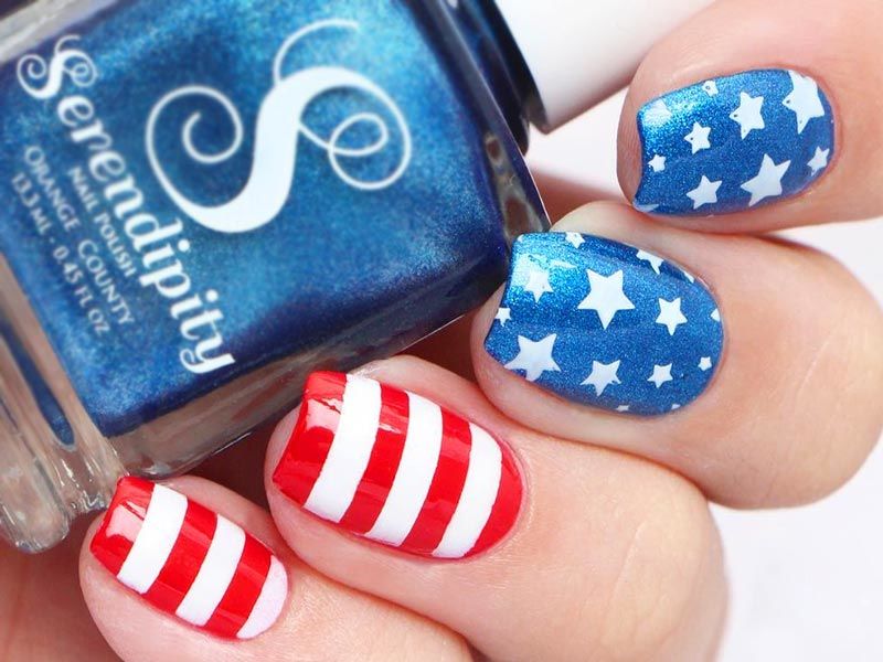 Best Nail Art Patriotic Ideas | NailDesignsJournal.com