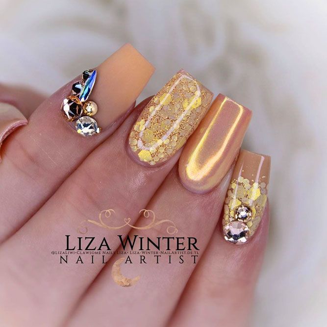 40 Trendy Short Coffin Nails Design Ideas