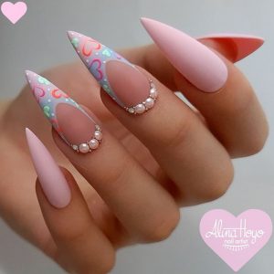 25 Outstanding Matte Pink Nails Designs - Nail Designs Journal