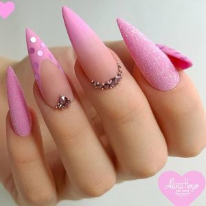 25 Outstanding Matte Pink Nails Designs - Nail Designs Journal
