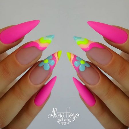 25 Outstanding Matte Pink Nails Designs - Nail Designs Journal