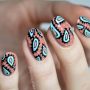 18 Paisley Pattern Nails Designs in 2022 - Nail Designs Journal