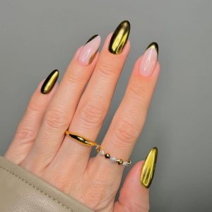25 Hottest Golden Nails ideas For 2024
