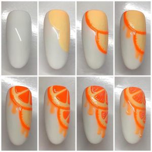 Citrus Fruits Nails Designs and Tutorials - Nail Designs Journal